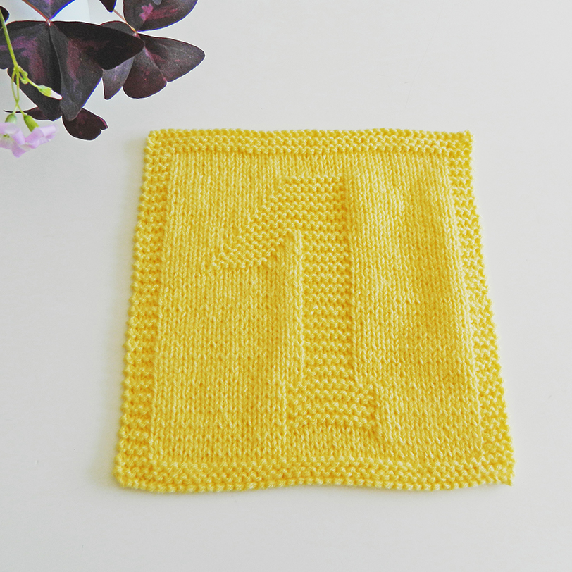 Number 1 knitting pattern - NUMBERS SERIES - Oh La Lana!