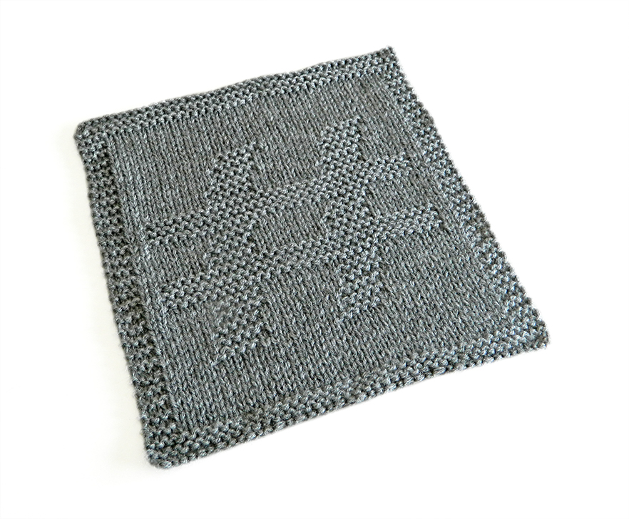 HASH knitting pattern for dishcloths or blocks - Oh La Lana!