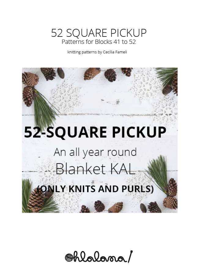 52 SQUARE PICKUP: Patterns 41 to 52 + B sides - Oh La Lana!