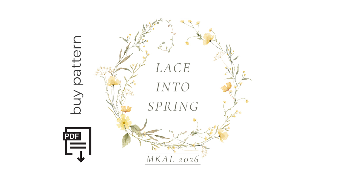 Lace into Spring: 2026 Mystery Knit-Along Entry (PDF Bundle) - Oh La Lana!