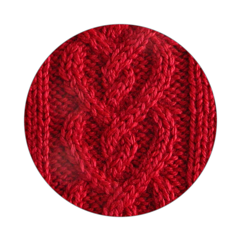 CABLED HEARTS Knitting Stitch - Oh La Lana!