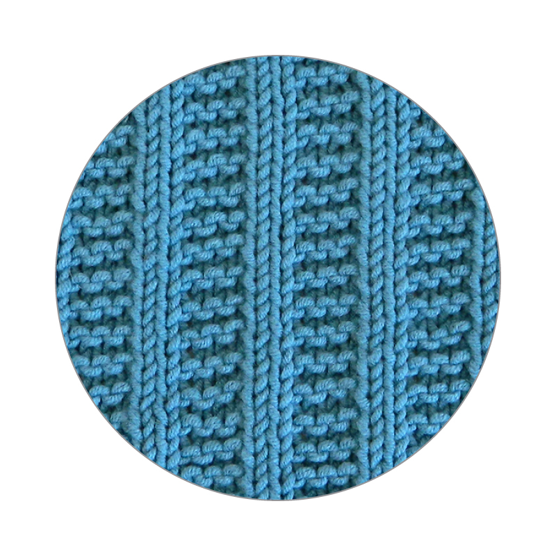Garter Lines Stitch Pattern: Easy 2-Row Knitting Texture | Oh La Lana!
