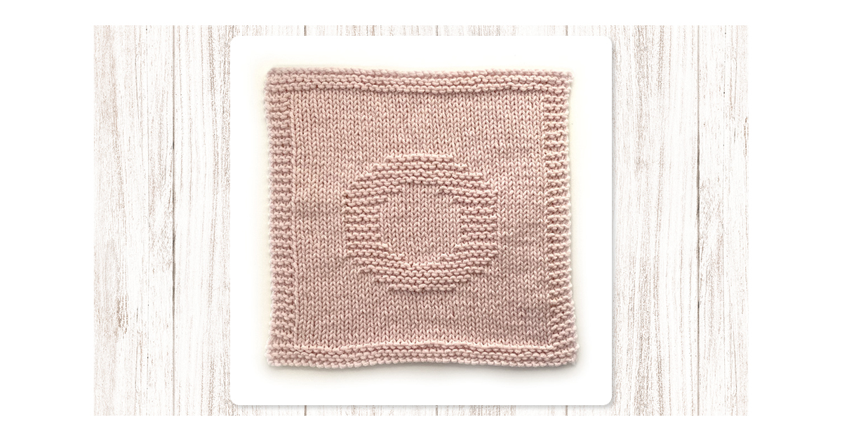 Free Lowercase Letter o Knitting Pattern | Alphabet Block Series | Oh ...