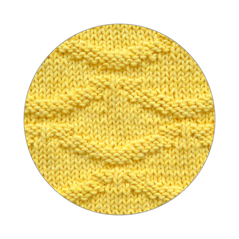 Ripples knitting stitch pattern - Oh La Lana!