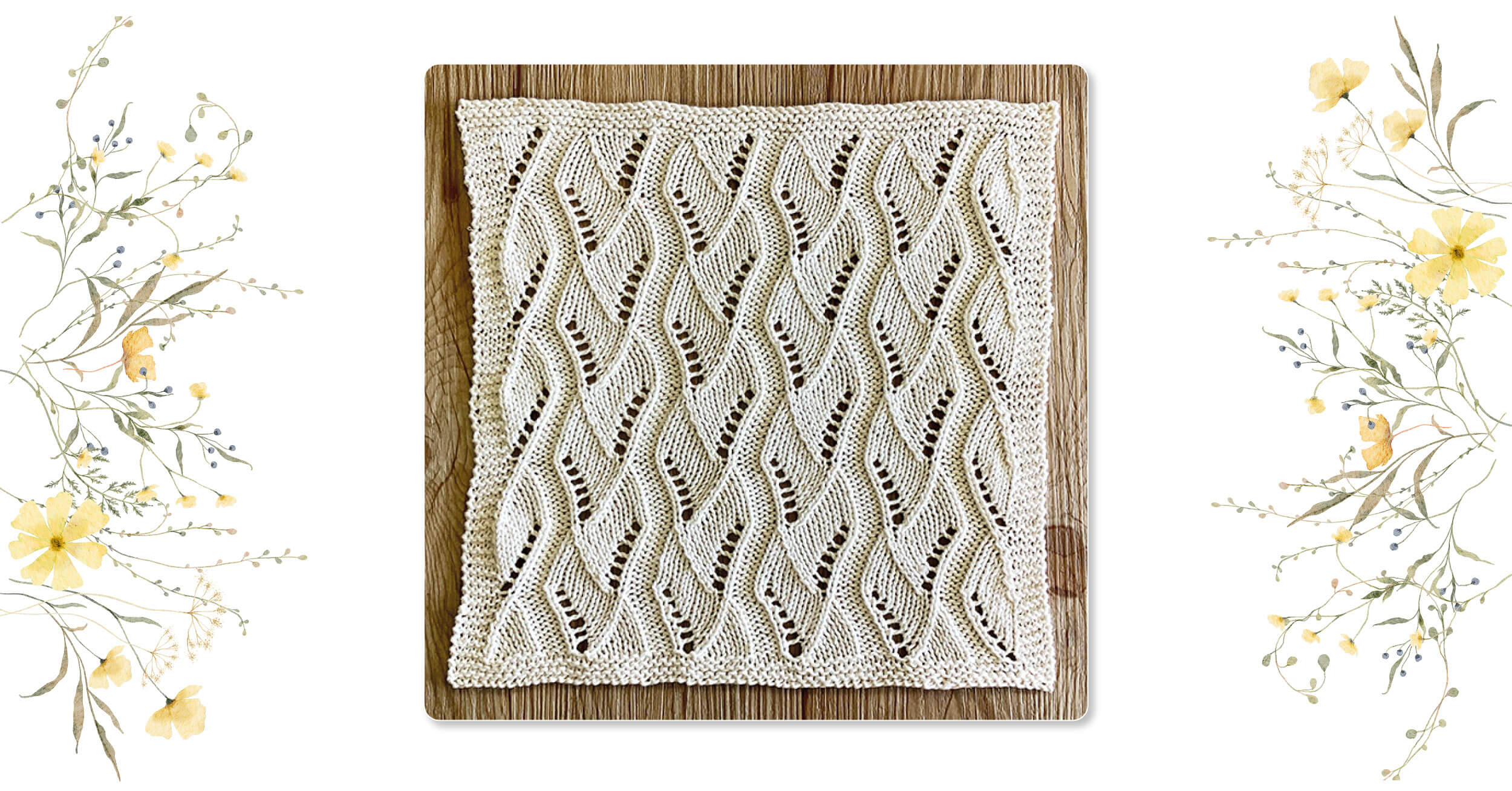 Sun-dappled Stream pattern: Free Lace into Spring MKAL Clue 12 | Oh La ...